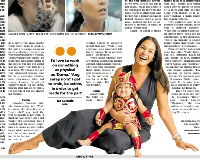 Iza Calzado on why she prefers doing movies than ‘teleseryes’ - PressReader