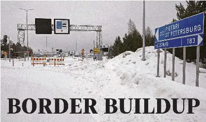 BORDER BUILDUP Fearing war with Russia, Finland hardens NATO frontier ...