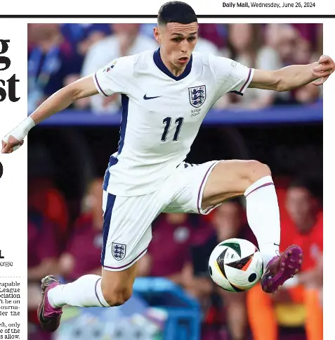 Flickering Foden must be given chance to call tune - PressReader