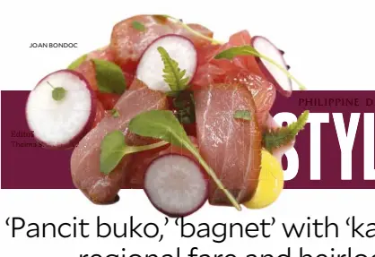 ‘Pancit buko,’ ‘bagnet’ with ‘karimbuaya,’ ‘pinatisang manok’ —regional ...