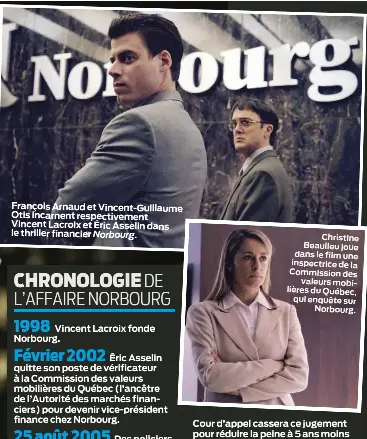 CHRONOLOGI­E DE L’AFFAIRE NORBOURG - PressReader