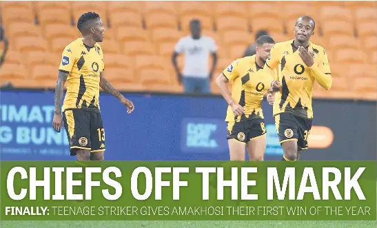 CHIEFS OFF THE MARK - PressReader