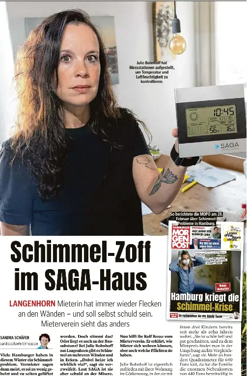 Schimmel-Zoff im SAGA-Haus - PressReader