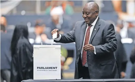Ramaphosa re-elected as SA is ‘in safe hands’ - PressReader