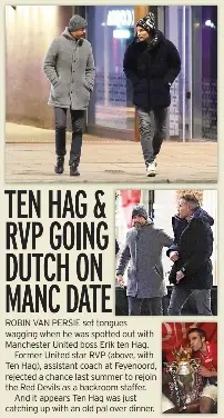 TEN HAG & RVP GOING DUTCH ON MANC DATE - PressReader