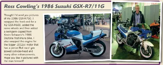 Ross Cowling’s 1986 Suzuki GSX-R7/11G - PressReader