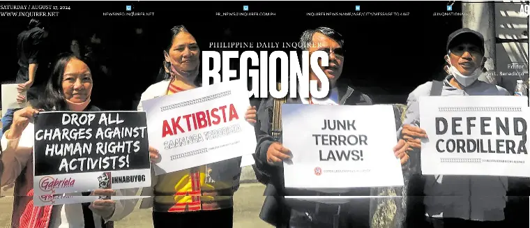 Baguio activists all set to challenge ‘terrorist’ tag - PressReader
