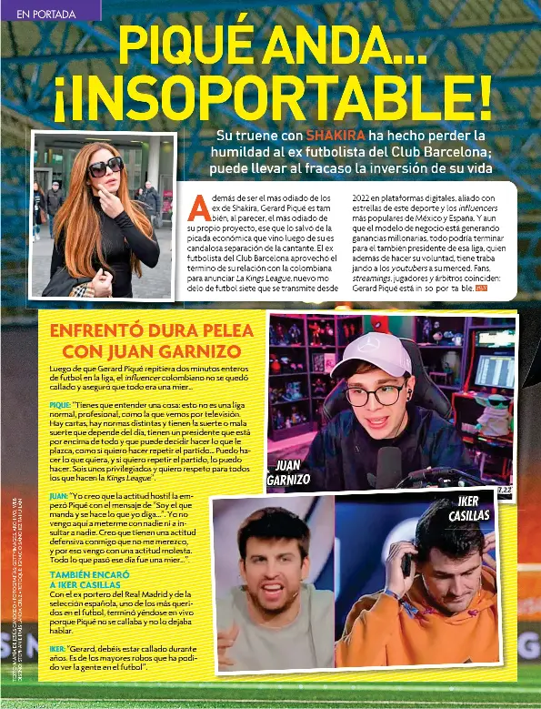 PIQUÉ ANDA... ¡INSOPORTAB­LE! - PressReader