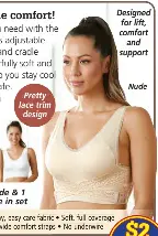 Super-Supportive Bra – unbelievab­le comfort! - PressReader