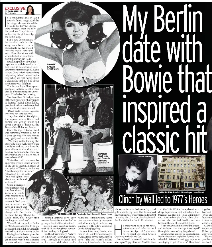 My Berlin date with Bowie that inspired a classic hit - PressReader