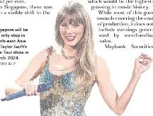 Rush for UOB cards as Taylor Swift fans eye concert tickets - PressReader