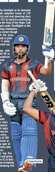 PAVAN RATNAYAKE’S HEROICS STEER CCC TO TITLE VICTORY - PressReader