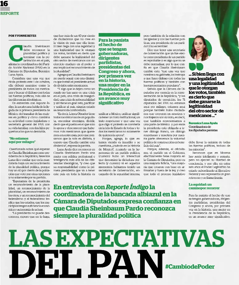 LAS EXPECTATIV­AS DEL PAN - PressReader