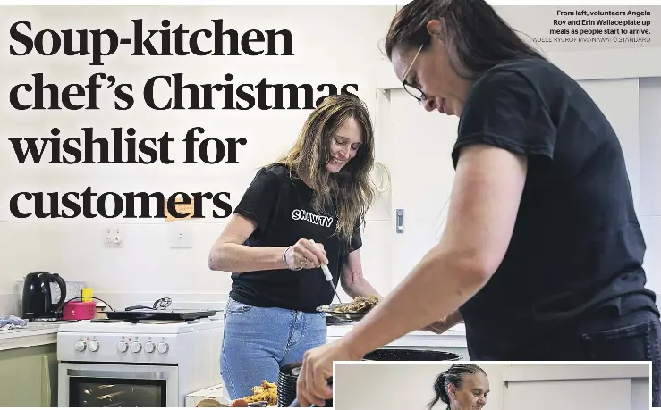 Soup-kitchen chef ’s Christmas wishlist for customers - PressReader