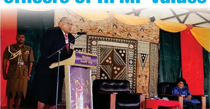 President reminds OFfiCERS OF RFMF VALUES - PressReader