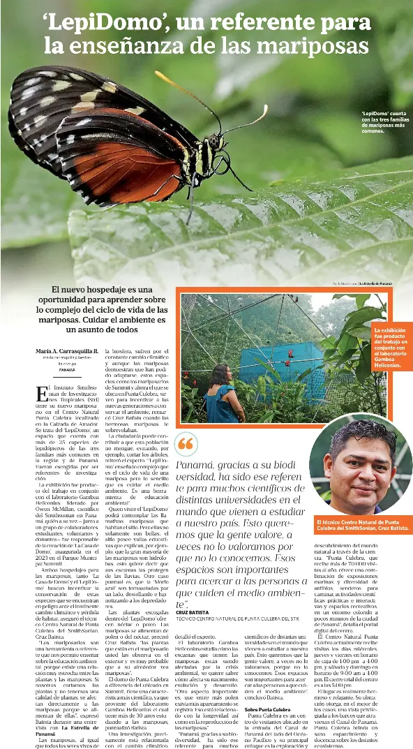 ‘Lepidomo’, un referente para la enseñanza de las mariposas - PressReader