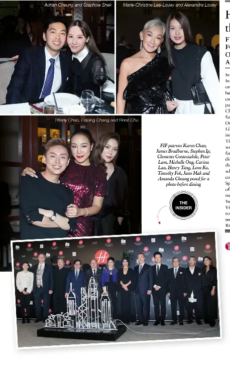 First Initiative Foundation Art of Music dinner and recital. - PressReader