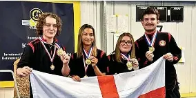 Isabelle strikes gold in her first internatio­nal competitio­n ...