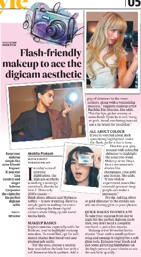 Flash-friendly makeup to ace the digicam aesthetic - PressReader