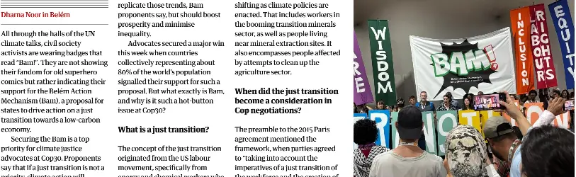 Bam! What is the acronym everyone is talking about at Cop30? - PressReader