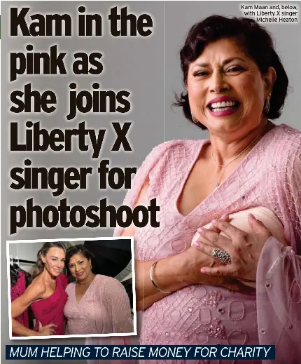 Kam in the pink as she joins Liberty X singer for photoshoot - PressReader