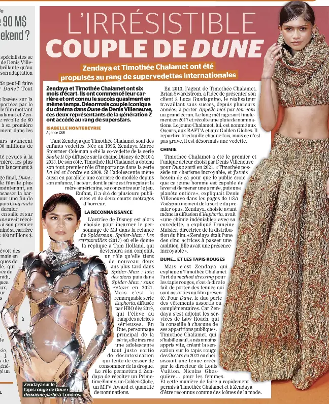 L’IRRÉSISTIB­LE COUPLE DE DUNE - PressReader