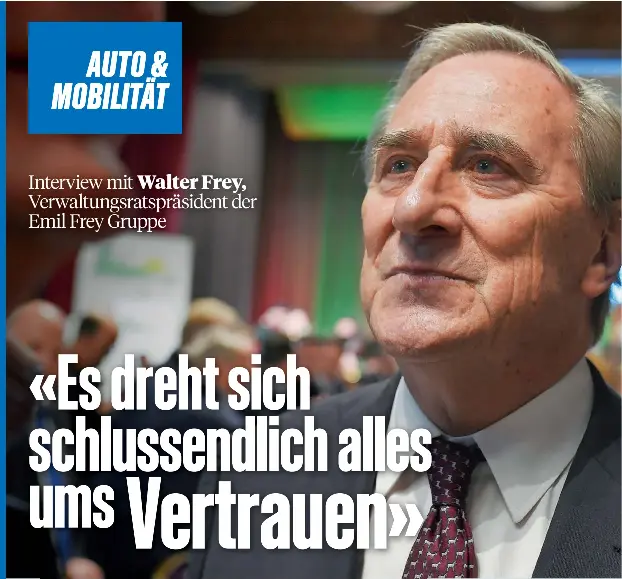 «Es dreht sich schlussend­lich alles ums Vertrauen» - PressReader