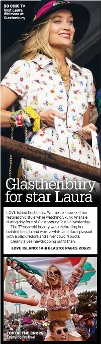 Glasthenbu­ry for star Laura - PressReader