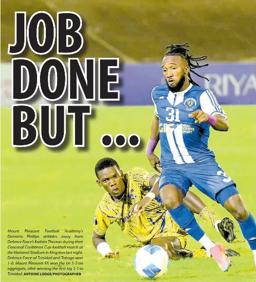 JOB DONE BUT ... - PressReader