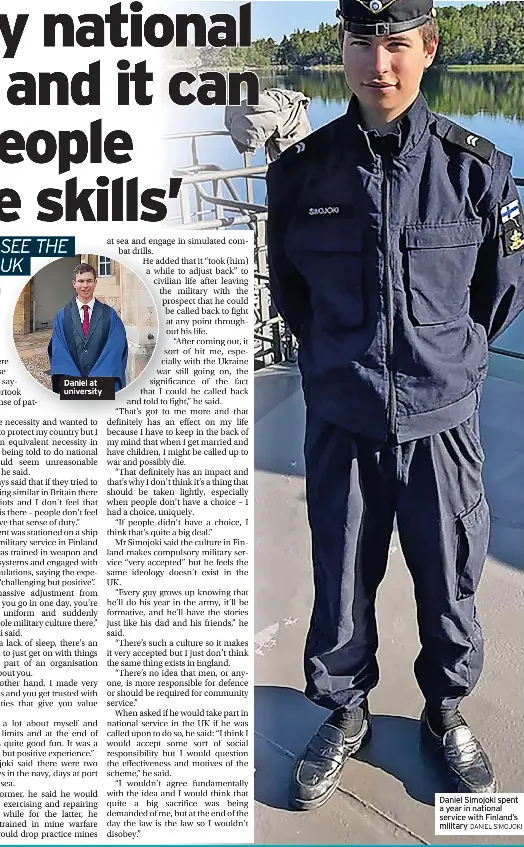 ‘I did my national service and it can teach people valuable skills ...