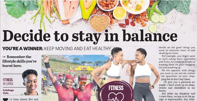 Decide to stay in balance - PressReader