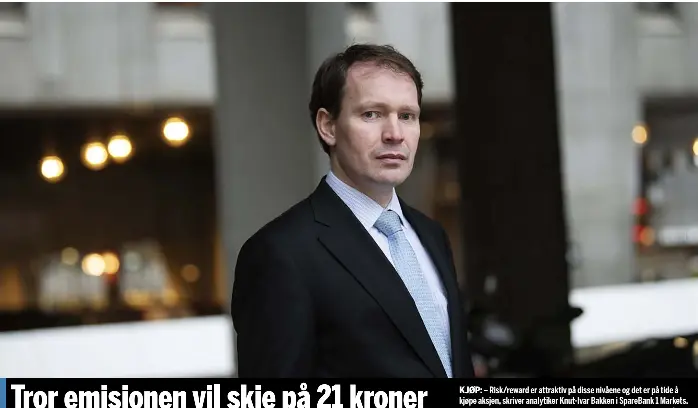 Spår gigantemis­jon – roper likevel kjøp - PressReader