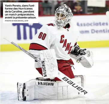 Bond de géant pour un gardien d’ici Le québécois Yaniv Perets, qui ...