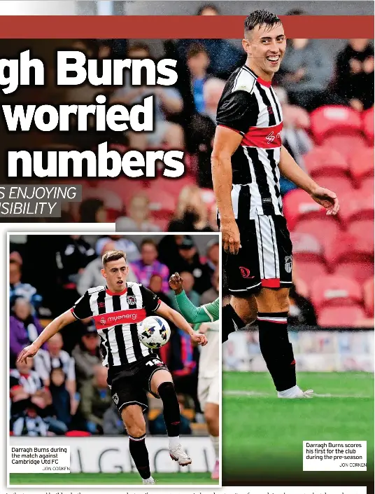 Darragh Burns is not worried about numbers - PressReader