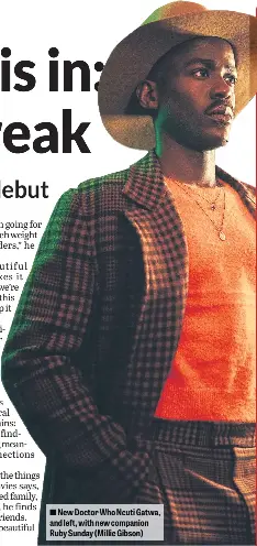 The Scots-Rwandan actor on his Who debut - PressReader