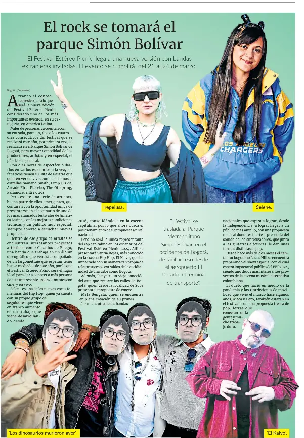 El rock se tomará el parque Simón Bolívar - PressReader