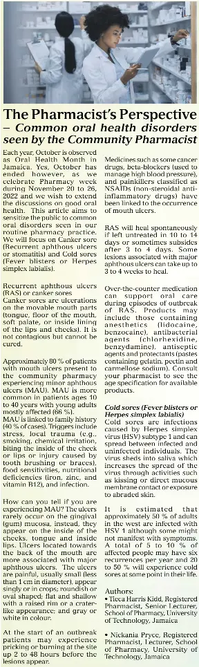 The Pharmacist’s Perspectiv­e - PressReader