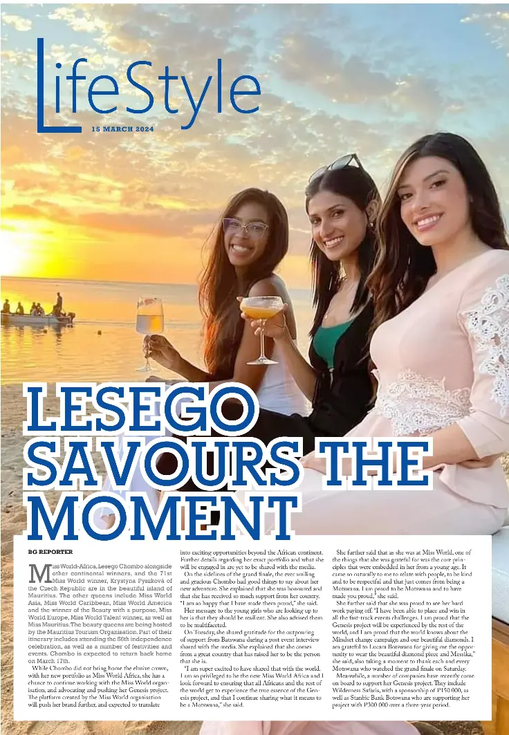 LESEGO SAVOURS THE MOMENT - PressReader
