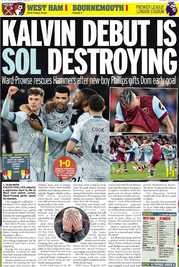 KALVIN DEBUT IS SOL DESTROYING - PressReader