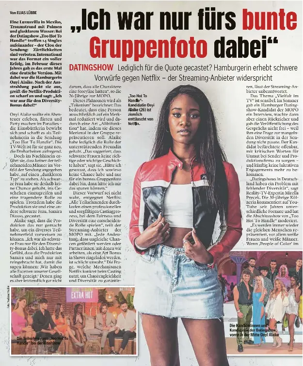 „Ich war nur fürs bunte Gruppenfot­o dabei“ - PressReader