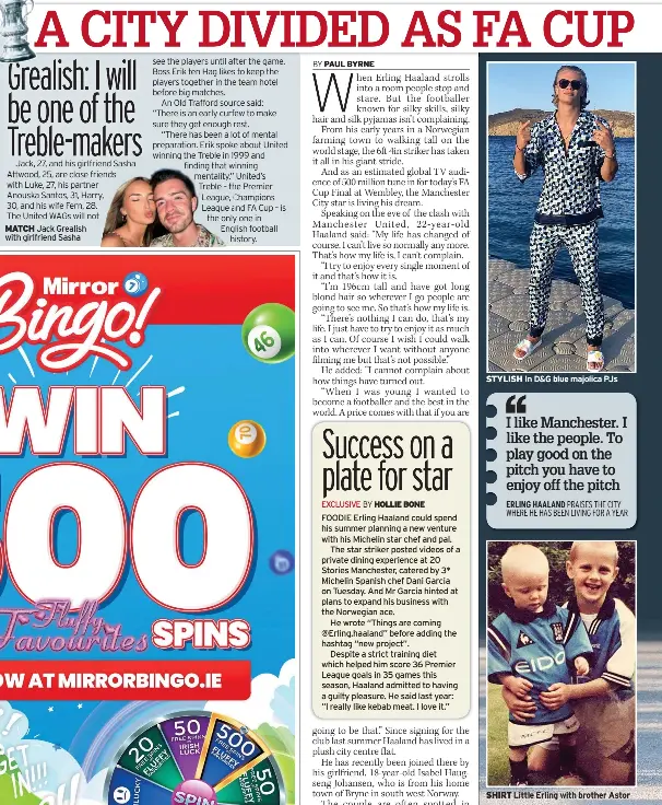 Grealish: I will be one of the Treble-makers - PressReader