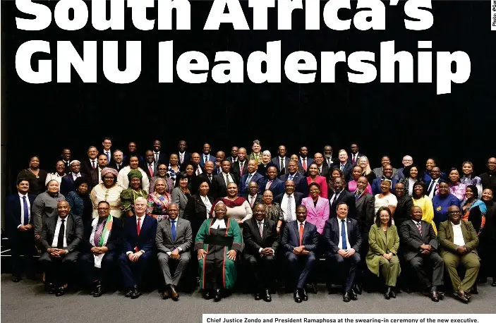 South Africa’s GNU leadership - PressReader
