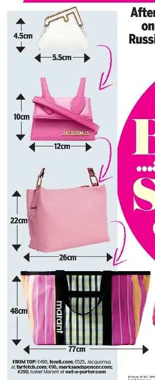 Darling, there’s nothing wrong with a BIG BAG …as long as you’ve got SMALLER ones inside ...