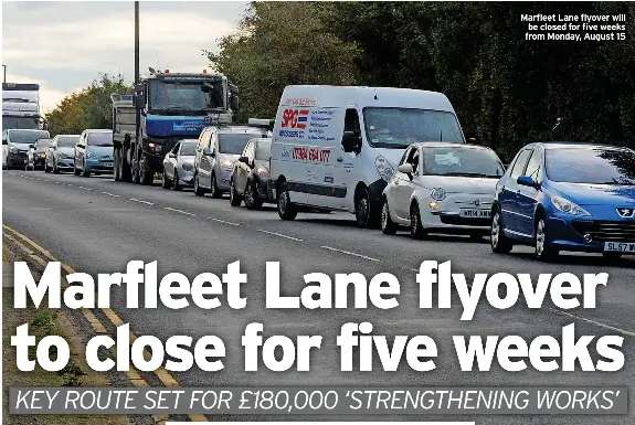 Marfleet Lane flyover to close for five weeks - PressReader