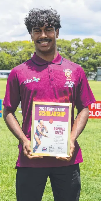 Scholarshi­p ‘honour’ for Geesu - PressReader