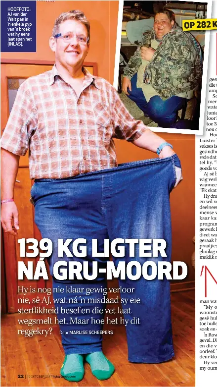 Gru-aanval laat man berg gewig afskud - PressReader