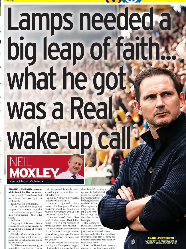Lamps needed a big leap of faith... what he got was a Real wake-up call - PressReader