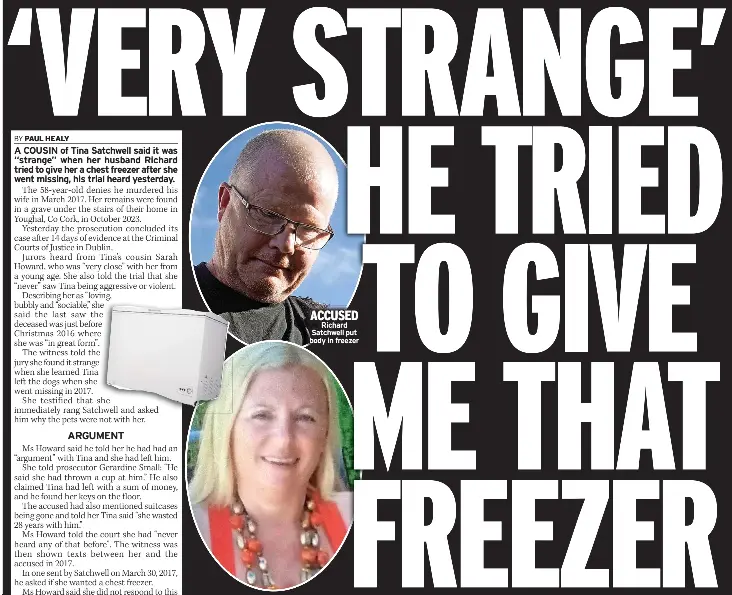 ‘VERY STRANGE’ HE TRIED TO GIVE ME THAT FREEZER » » » - PressReader