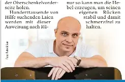„Aus den Knien heben“: Warum dieser Satz Quatsch ist - PressReader
