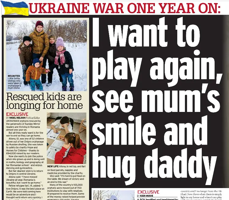 I want to play again, see mum’s smile and hug daddy - PressReader
